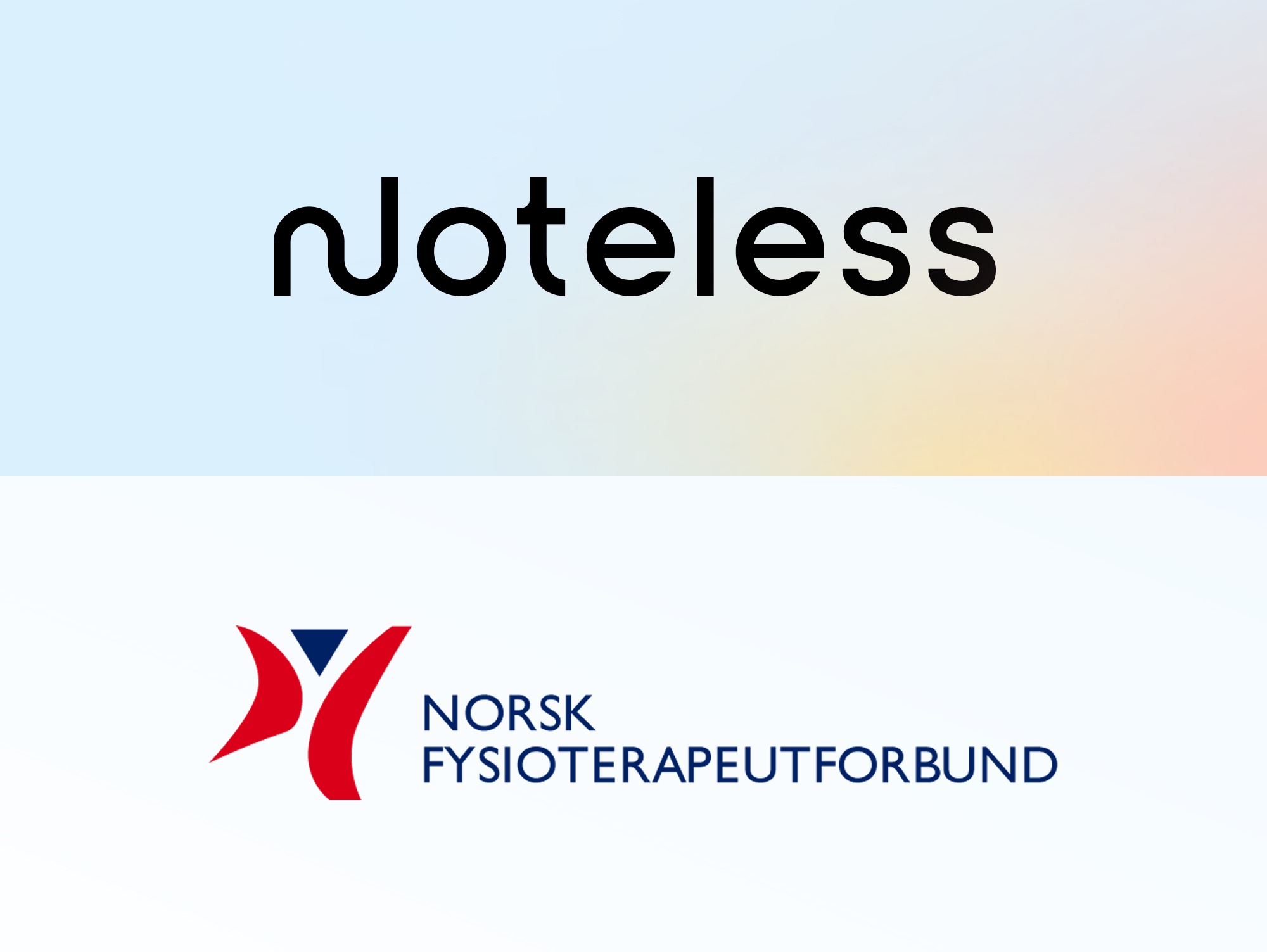 Norsk Fysioterapeutforbund inngår samarbeid med Noteless om ny ...