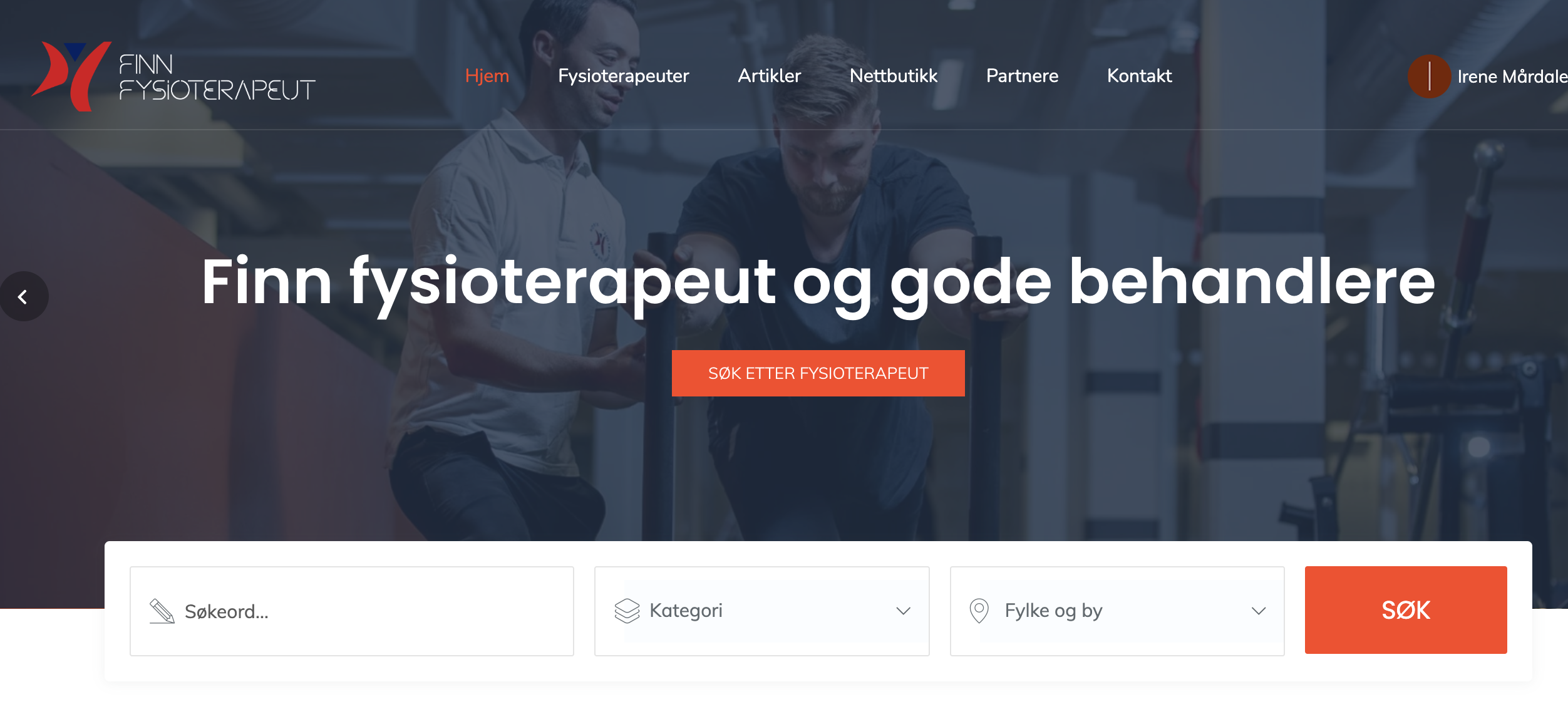 Norsk Fysioterapeutforbund lanserer portalen Finn fysioterapeut